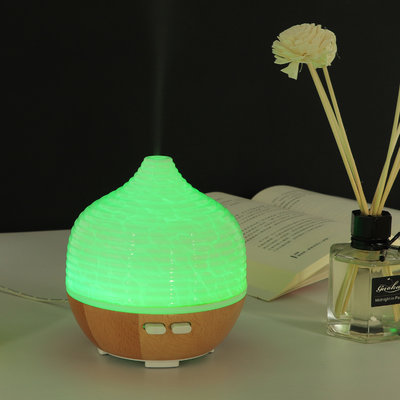 7 Color Changing LED Light Aromatherapy Essential Oil Diffuser air ultrasonic humidifier Light Wood color GK-YX-234 supplier