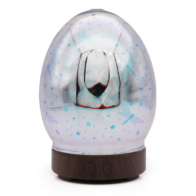 7 Color Changing LED Light Aromatherapy Essential Oil Diffuser air ultrasonic humidifier Light Wood color GK-YX-SD-003 supplier
