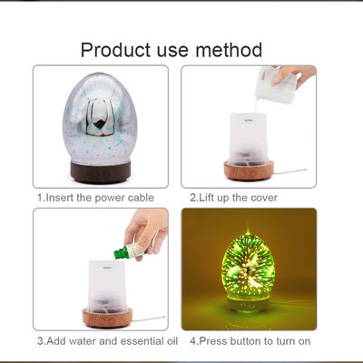 7 Color Changing LED Light Aromatherapy Essential Oil Diffuser air ultrasonic humidifier Light Wood color GK-YX-SD-003 supplier