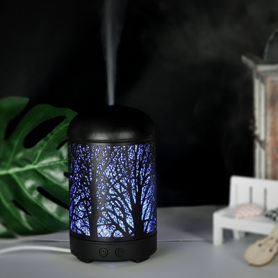 7 Color Changing LED Light Aromatherapy Essential Oil Diffuser air ultrasonic humidifier Light Wood color GK-YX-TY-12 supplier