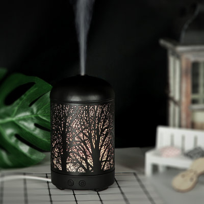 7 Color Changing LED Light Aromatherapy Essential Oil Diffuser air ultrasonic humidifier Light Wood color GK-YX-TY-12 supplier