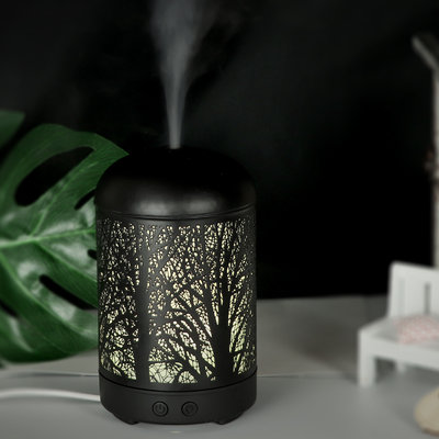 7 Color Changing LED Light Aromatherapy Essential Oil Diffuser air ultrasonic humidifier Light Wood color GK-YX-TY-12 supplier