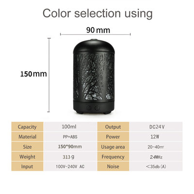 7 Color Changing LED Light Aromatherapy Essential Oil Diffuser air ultrasonic humidifier Light Wood color GK-YX-TY-12 supplier
