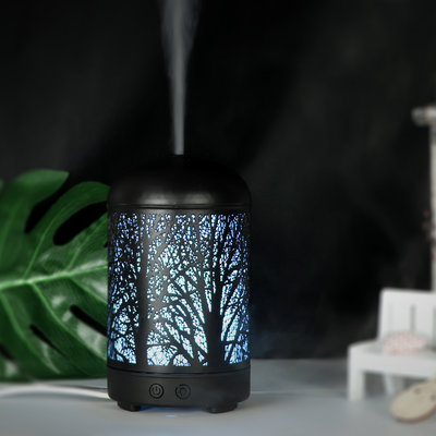 7 Color Changing LED Light Aromatherapy Essential Oil Diffuser air ultrasonic humidifier Light Wood color GK-YX-TY-12 supplier