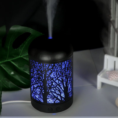 7 Color Changing LED Light Aromatherapy Essential Oil Diffuser air ultrasonic humidifier Light Wood color GK-YX-TY-12 supplier