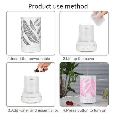 7 Color Changing LED Light Aromatherapy Essential Oil Diffuser air ultrasonic humidifier Light Wood color GK-YX-TY-163 supplier