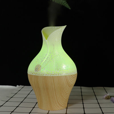 7 Color Changing LED Light Aromatherapy Essential Oil Diffuser air ultrasonic humidifier Light Wood color GK-YX-TY-164 supplier