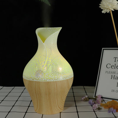 7 Color Changing LED Light Aromatherapy Essential Oil Diffuser air ultrasonic humidifier Light Wood color GK-YX-TY-164 supplier