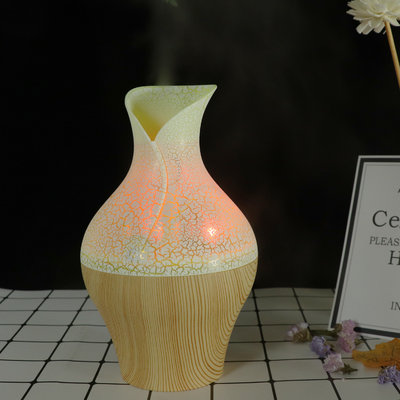 7 Color Changing LED Light Aromatherapy Essential Oil Diffuser air ultrasonic humidifier Light Wood color GK-YX-TY-164 supplier