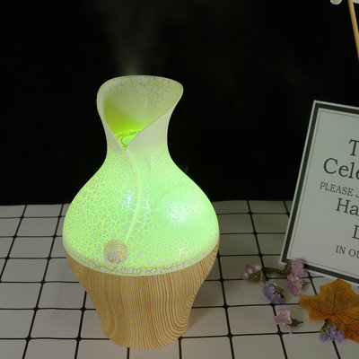 7 Color Changing LED Light Aromatherapy Essential Oil Diffuser air ultrasonic humidifier Light Wood color GK-YX-TY-164 supplier