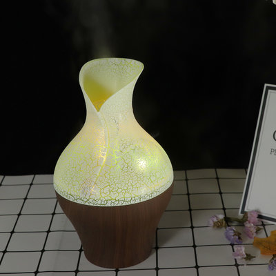 7 Color Changing LED Light Aromatherapy Essential Oil Diffuser air ultrasonic humidifier Light Wood color GK-YX-TY-164 supplier