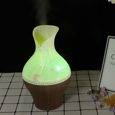 7 Color Changing LED Light Aromatherapy Essential Oil Diffuser air ultrasonic humidifier Light Wood color GK-YX-TY-164 supplier