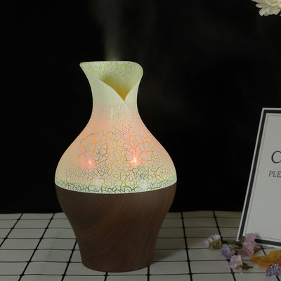 7 Color Changing LED Light Aromatherapy Essential Oil Diffuser air ultrasonic humidifier Light Wood color GK-YX-TY-164 supplier