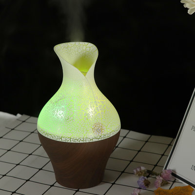 7 Color Changing LED Light Aromatherapy Essential Oil Diffuser air ultrasonic humidifier Light Wood color GK-YX-TY-164 supplier