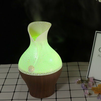 7 Color Changing LED Light Aromatherapy Essential Oil Diffuser air ultrasonic humidifier Light Wood color GK-YX-TY-164 supplier