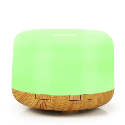 7 Color Changing LED Light Aromatherapy Essential Oil Diffuser air ultrasonic humidifier Light Wood color GK-YX-5101 supplier