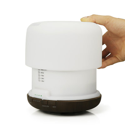 7 Color Changing LED Light Aromatherapy Essential Oil Diffuser air ultrasonic humidifier Light Wood color GK-YX-5101 supplier