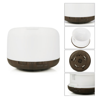 7 Color Changing LED Light Aromatherapy Essential Oil Diffuser air ultrasonic humidifier Light Wood color GK-YX-5101 supplier