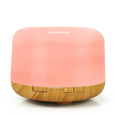 7 Color Changing LED Light Aromatherapy Essential Oil Diffuser air ultrasonic humidifier Light Wood color GK-YX-5101 supplier