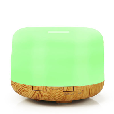 7 Color Changing LED Light Aromatherapy Essential Oil Diffuser air ultrasonic humidifier Light Wood color GK-YX-5101 supplier
