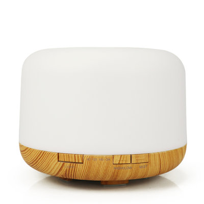 7 Color Changing LED Light Aromatherapy Essential Oil Diffuser air ultrasonic humidifier Light Wood color GK-YX-5101 supplier