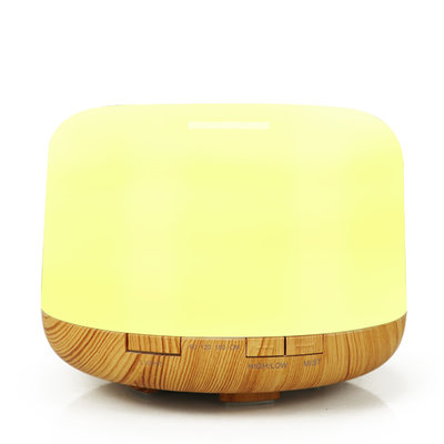 7 Color Changing LED Light Aromatherapy Essential Oil Diffuser air ultrasonic humidifier Light Wood color GK-YX-5101 supplier
