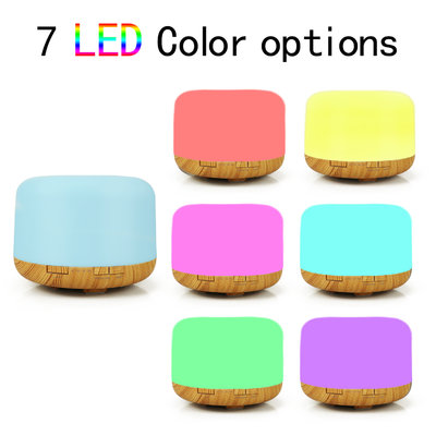 7 Color Changing LED Light Aromatherapy Essential Oil Diffuser air ultrasonic humidifier Light Wood color GK-YX-5101 supplier