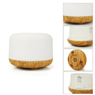 7 Color Changing LED Light Aromatherapy Essential Oil Diffuser air ultrasonic humidifier Light Wood color GK-YX-5101 supplier