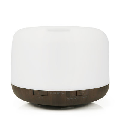 7 Color Changing LED Light Aromatherapy Essential Oil Diffuser air ultrasonic humidifier Light Wood color GK-YX-5101 supplier