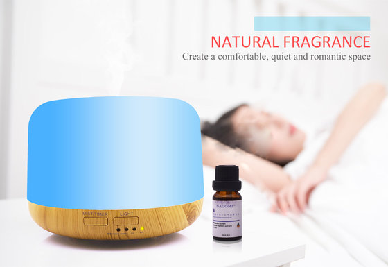 7 Color Changing LED Light Aromatherapy Essential Oil Diffuser air ultrasonic humidifier Light Wood color GK-YX-5102 supplier
