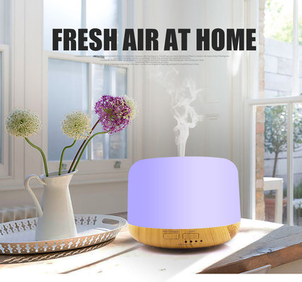 7 Color Changing LED Light Aromatherapy Essential Oil Diffuser air ultrasonic humidifier Light Wood color GK-YX-5102 supplier