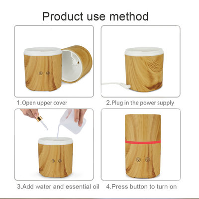 7 Color Changing LED Light Aromatherapy Essential Oil Diffuser air ultrasonic humidifier Light Wood color GK-YX-W01 supplier