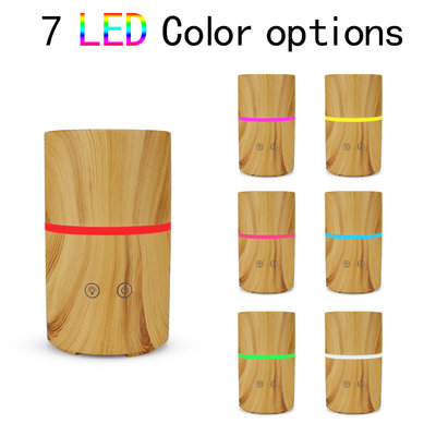 7 Color Changing LED Light Aromatherapy Essential Oil Diffuser air ultrasonic humidifier Light Wood color GK-YX-W01 supplier