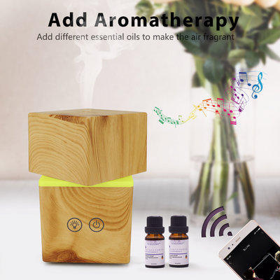 7 Color Changing LED Light Aromatherapy Essential Oil Diffuser air ultrasonic humidifier Light Wood color GK-YX-W02 supplier