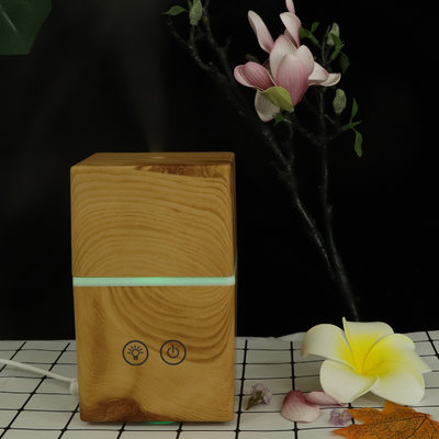 7 Color Changing LED Light Aromatherapy Essential Oil Diffuser air ultrasonic humidifier Light Wood color GK-YX-W02 supplier