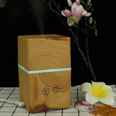7 Color Changing LED Light Aromatherapy Essential Oil Diffuser air ultrasonic humidifier Light Wood color GK-YX-W02 supplier
