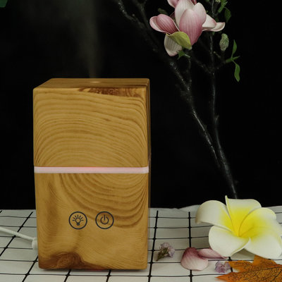 7 Color Changing LED Light Aromatherapy Essential Oil Diffuser air ultrasonic humidifier Light Wood color GK-YX-W02 supplier