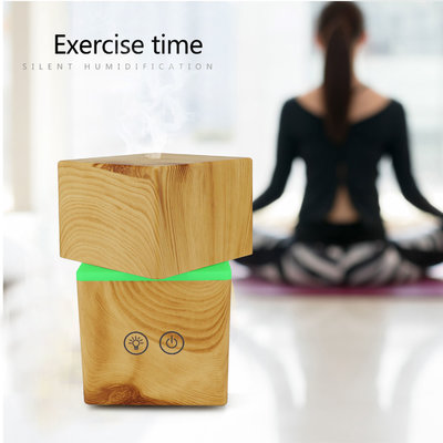 7 Color Changing LED Light Aromatherapy Essential Oil Diffuser air ultrasonic humidifier Light Wood color GK-YX-W02 supplier