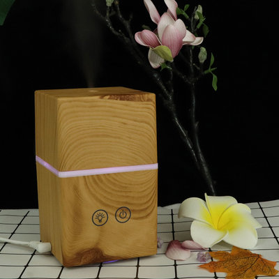 7 Color Changing LED Light Aromatherapy Essential Oil Diffuser air ultrasonic humidifier Light Wood color GK-YX-W02 supplier