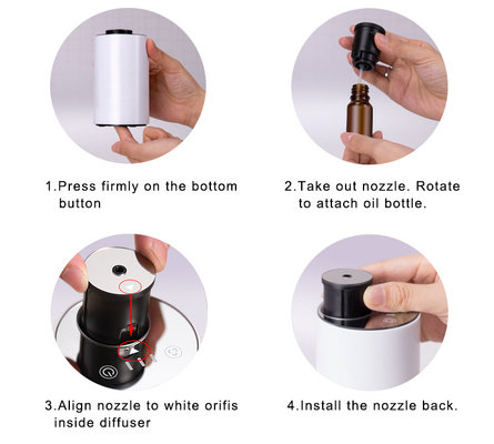 OIL and Perfume USB Essential Oil Ultrasonic Dry electric fragrance Diffuser Humidifier GK-HAD-10005 supplier