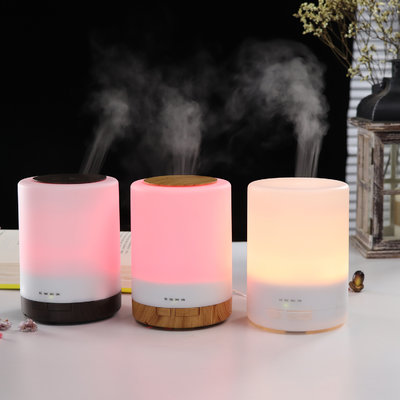 7 Color Changing LED Light Aromatherapy Essential Oil Diffuser air ultrasonic humidifier Light Wood color GK-YX-167G supplier