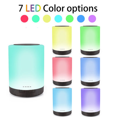 7 Color Changing LED Light Aromatherapy Essential Oil Diffuser air ultrasonic humidifier Light Wood color GK-YX-167G supplier