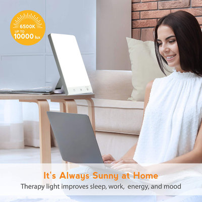 High Luminosity SAD Therapy Lamp for Seasonal Affect Disorder with 3 Different Intensity Levels and UV Free GK-GQ-L1 supplier