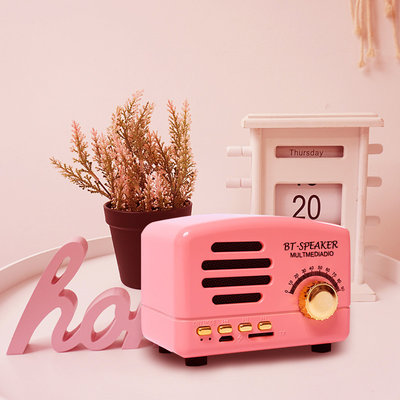 RetroMini Speakers Hands Free Portable Wireless Bluetooths speaker GK-BT01 supplier
