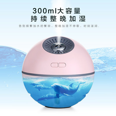 7 Color Changing LED Light Aromatherapy Essential Oil Diffuser air ultrasonic humidifier Light Wood color GXZ-J616 supplier