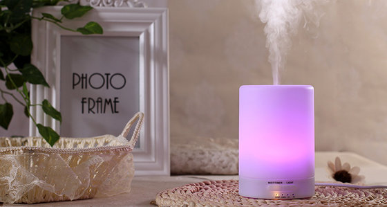 7 Color Changing LED Light Aromatherapy Essential Oil Diffuser air ultrasonic humidifier Light Wood color YD-012 supplier