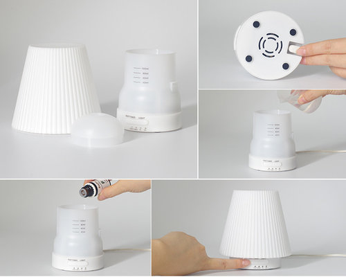 7 Color Changing LED Light Aromatherapy Essential Oil Diffuser air ultrasonic humidifier Light Wood color YD-013 supplier