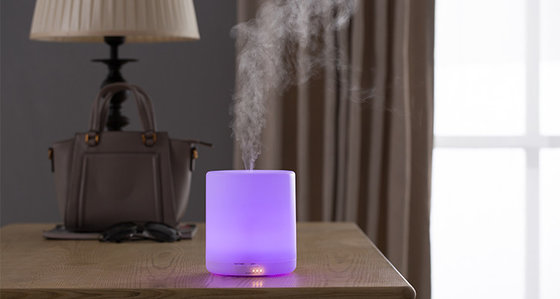 7 Color Changing LED Light Aromatherapy Essential Oil Diffuser air ultrasonic humidifier Light Wood color YD-014 supplier