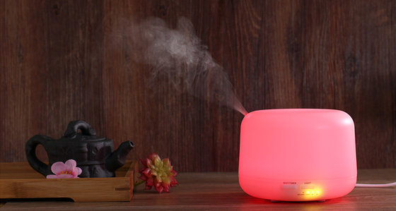 7 Color Changing LED Light Aromatherapy Essential Oil Diffuser air ultrasonic humidifier Light Wood color YD-017 supplier