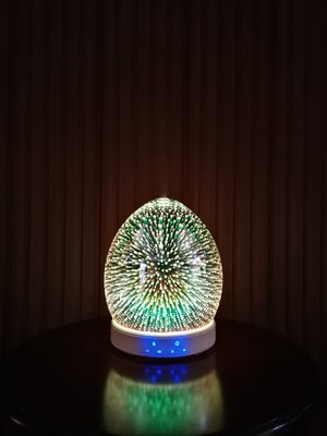 7 Color Changing LED Light Aromatherapy Essential Oil Diffuser air ultrasonic humidifier Light Wood color 3D-1 supplier